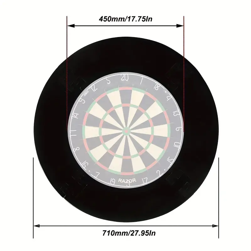 How Big are Dartboard Surrounds? - Darts Island